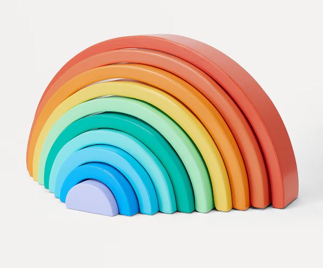 Wooden Giant Stacking Rainbow
