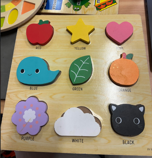 Kmart Wooden Shapes and Colours Puzzle